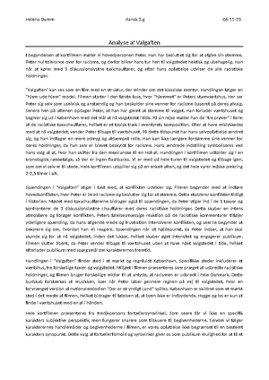 Analyse af Sushi Sunshine - Eksempel på UDDRAG fra en opgave med en analyse og fortolkning af ...