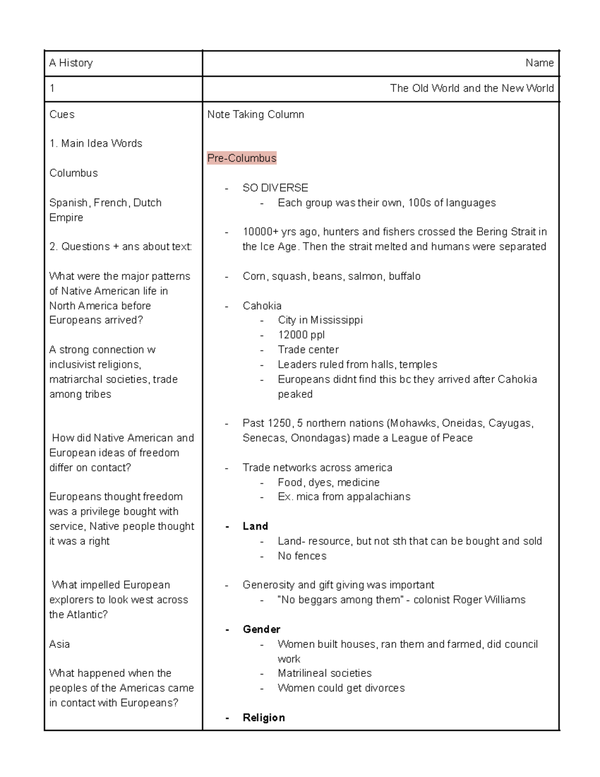 Chapter 1- Give me Libertu - A History Name 1 The Old World and the New ...