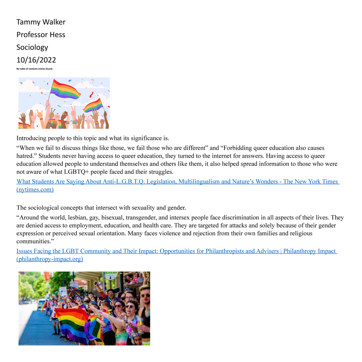 Lgbtq - Struggles about an minority. - SOCI 3324 - Studocu