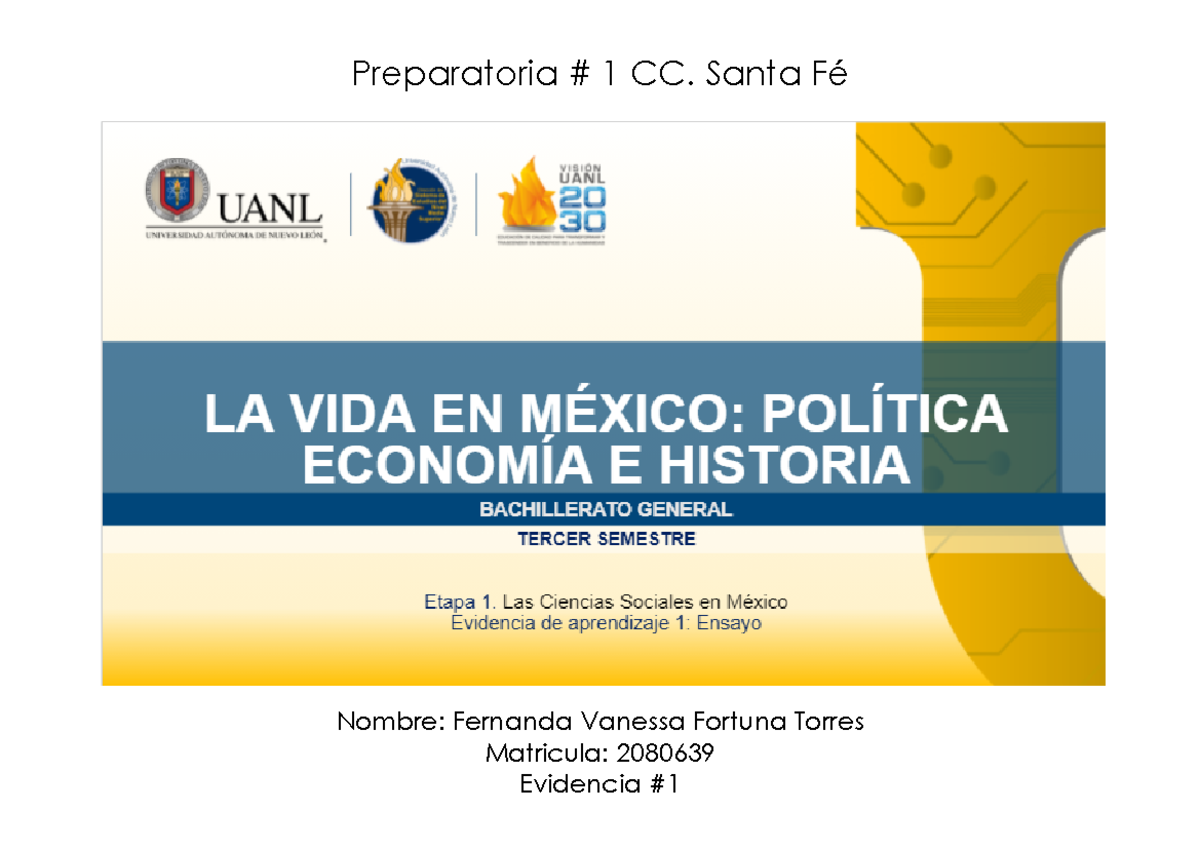 FVFT EV1 LVM - ... - Nombre: Fernanda Vanessa Fortuna Torres Matricula ...