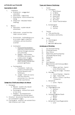 The Celtic mythology - Studocu