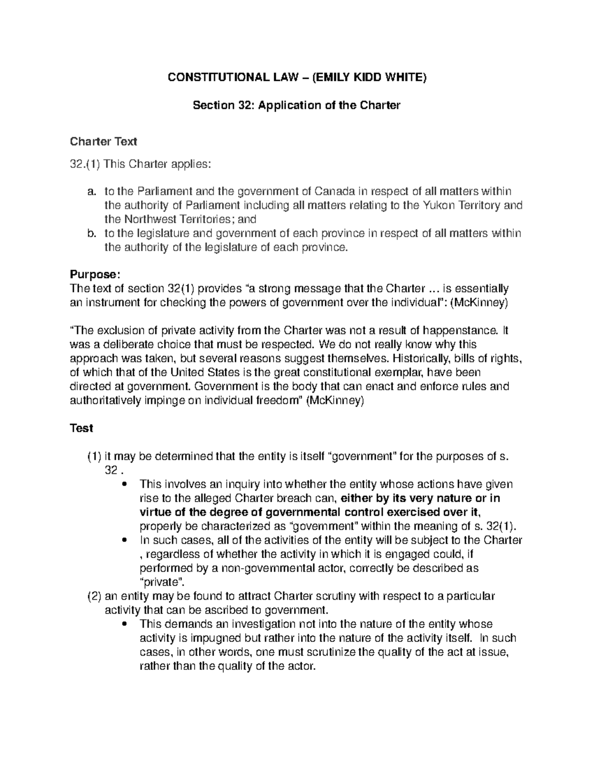 Constitutional (Kidd-White) - 2020 - CONSTITUTIONAL LAW – (EMILY KIDD ...