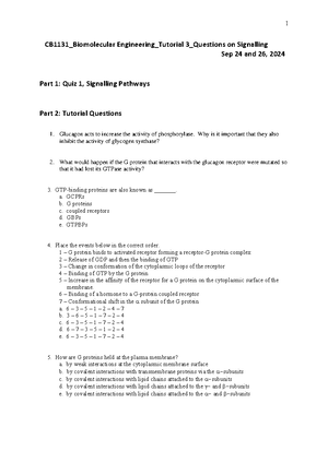 CB1131 2024 Chemical Energy Lipid Metabolism to Coordination Summary - LIPID METABOLISM ...