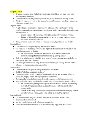 Chapter 10 - Relationships - Chapter 10 Why We Form Relationships ...