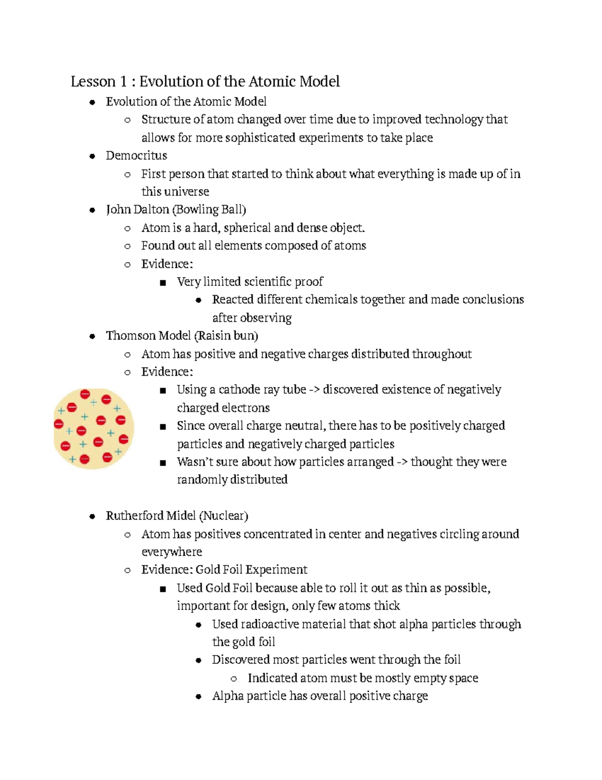 Unit 1 - Structures and Properties of Matter - Lesson 1 : Evolution of ...