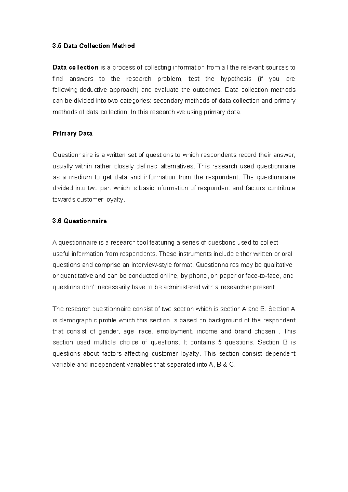 Presentation 3.5 -3 - mgt648 - 3 Data Collection Method Data collection ...