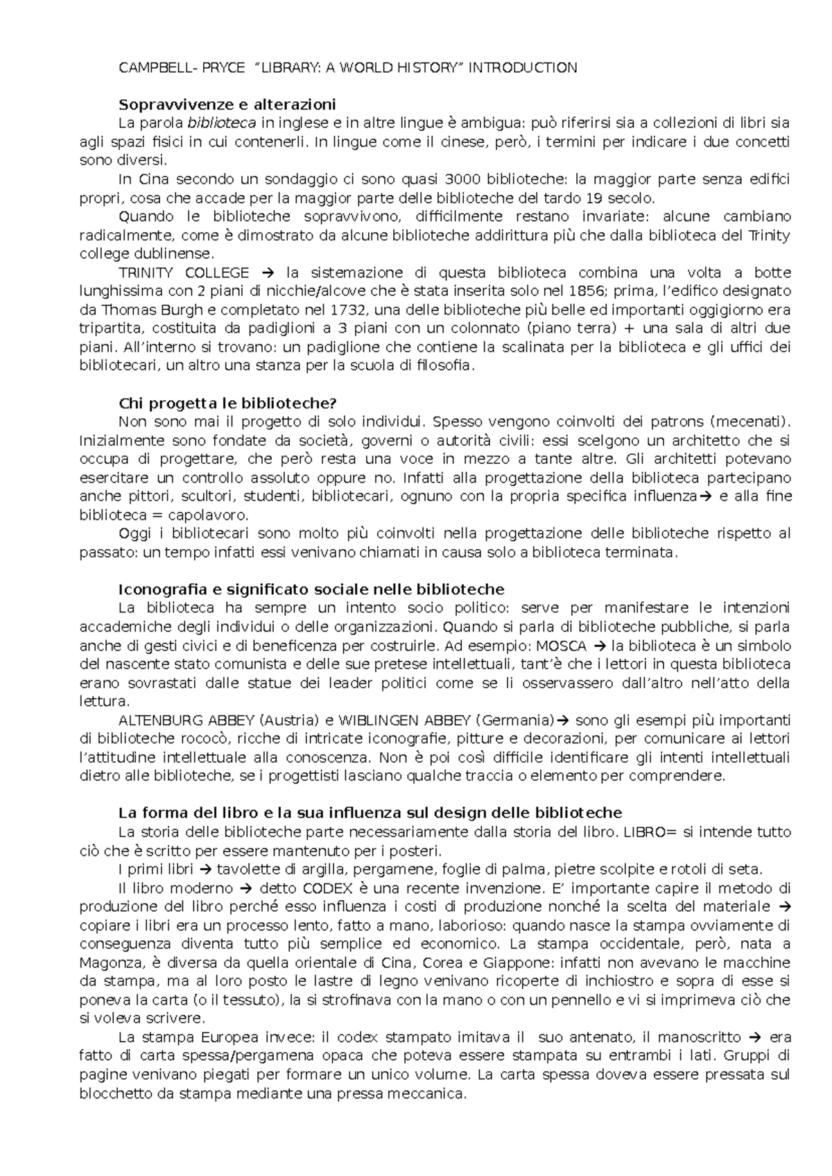 Campbell- Pryce introduzione - CAMPBELL- PRYCE “LIBRARY: A WORLD ...