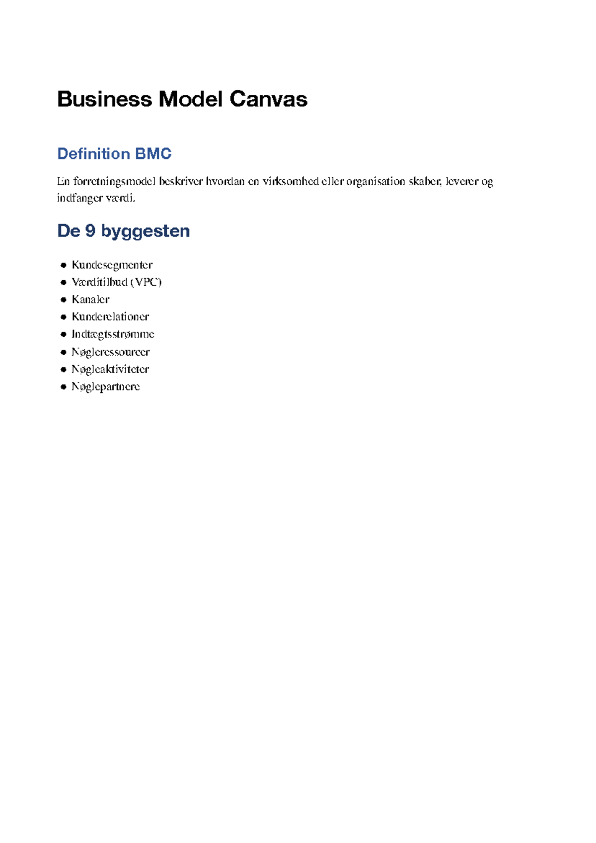 BMC kanaler - Business model canvas - Business Model Canvas Definition ...
