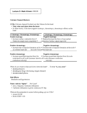 Mark K Lecture 9 - Lecture 9 • Mark Klimek • 56: Platelet and RBC ...