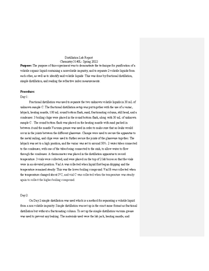 7 Synthesis of Alkyl Halides Lab Report - Synthesis of Alkyl Halides ...