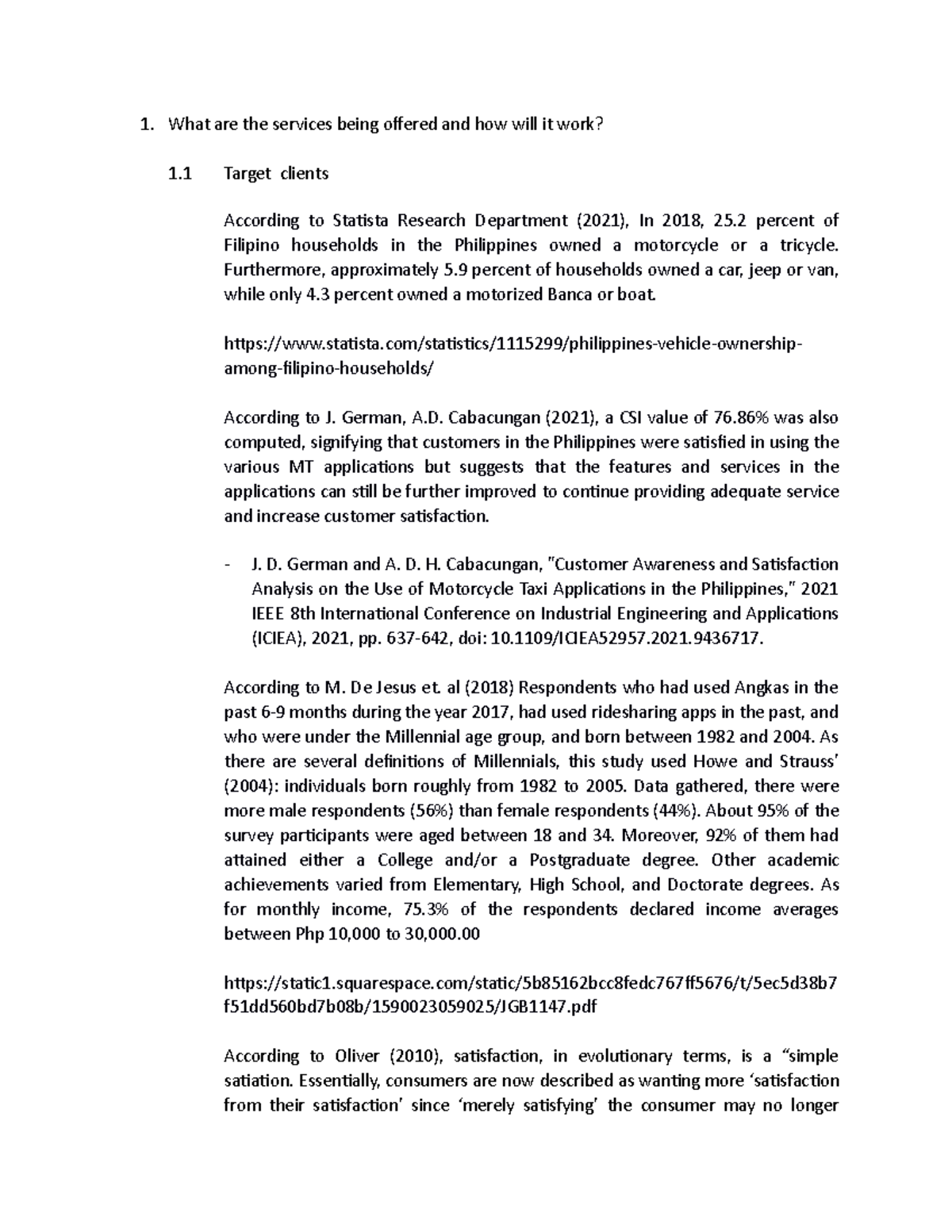 RRL PRT - RRL - What are the services being offered and how will it ...