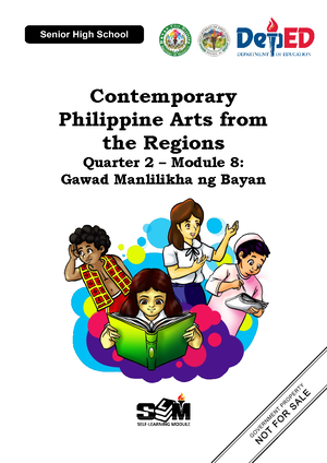 Q2 SHS CPAR Module 3 - Contemporary Philippine Arts from the Regions ...