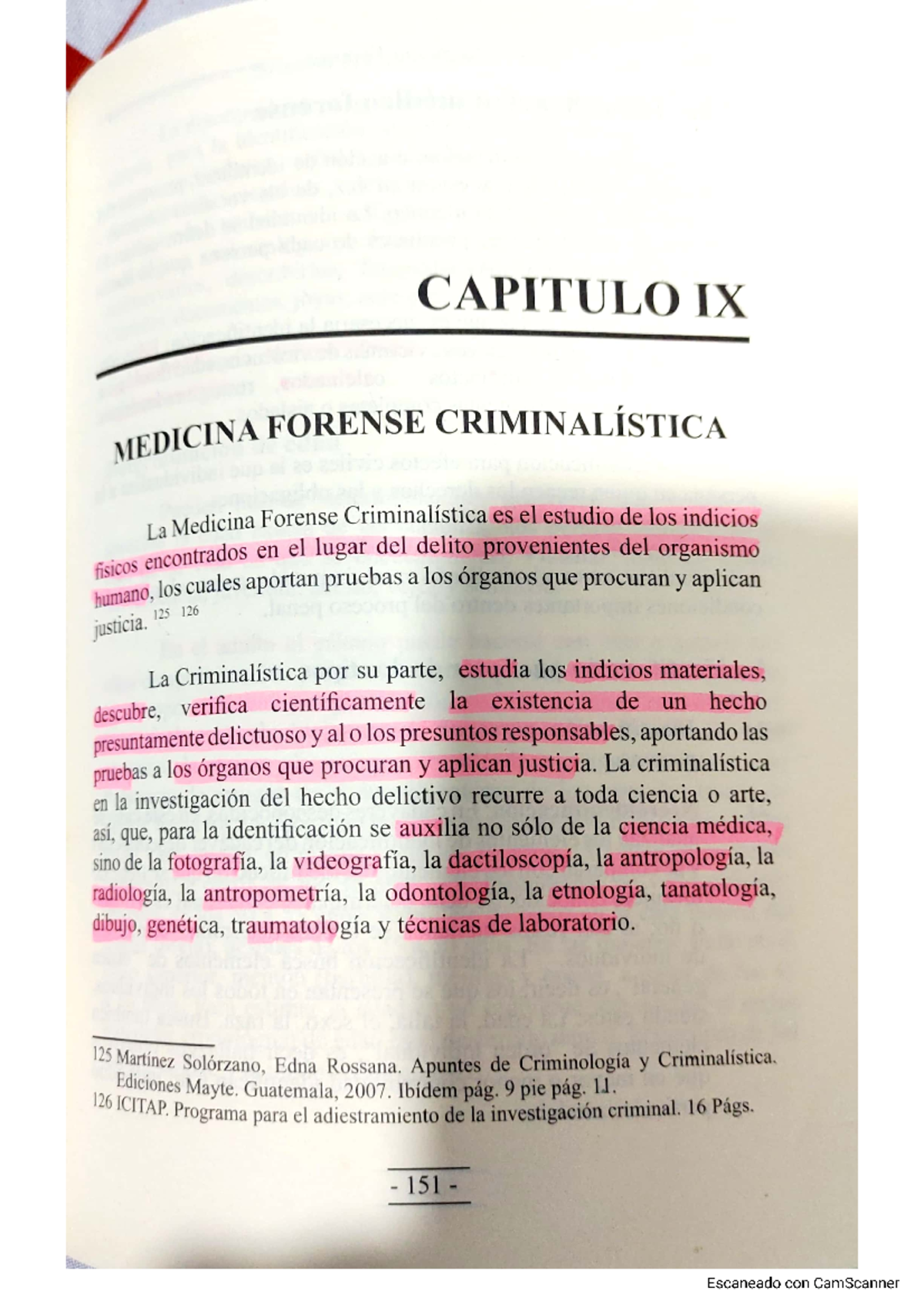 Capitulo IX Medicina forense - Studocu