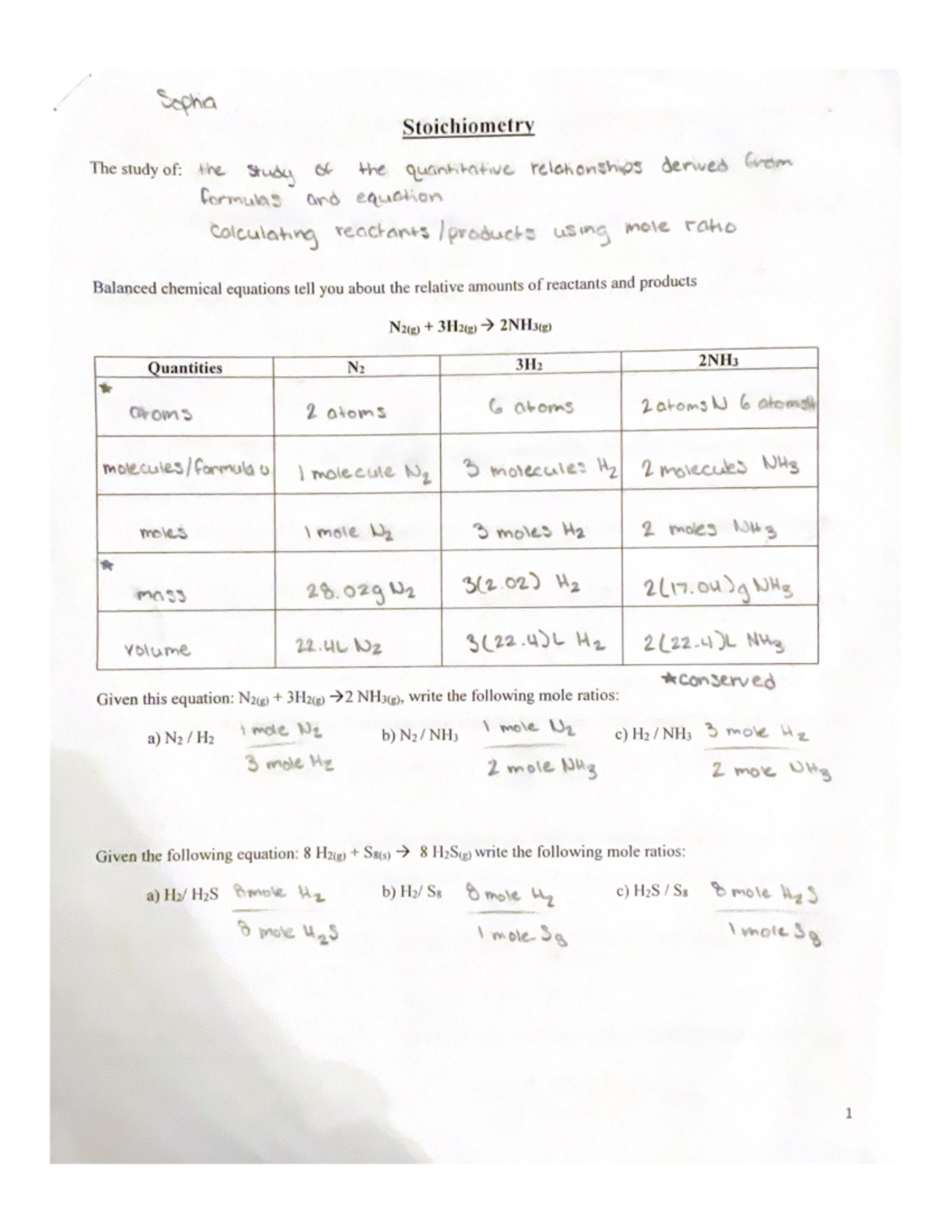 Stoichiometry - Studocu