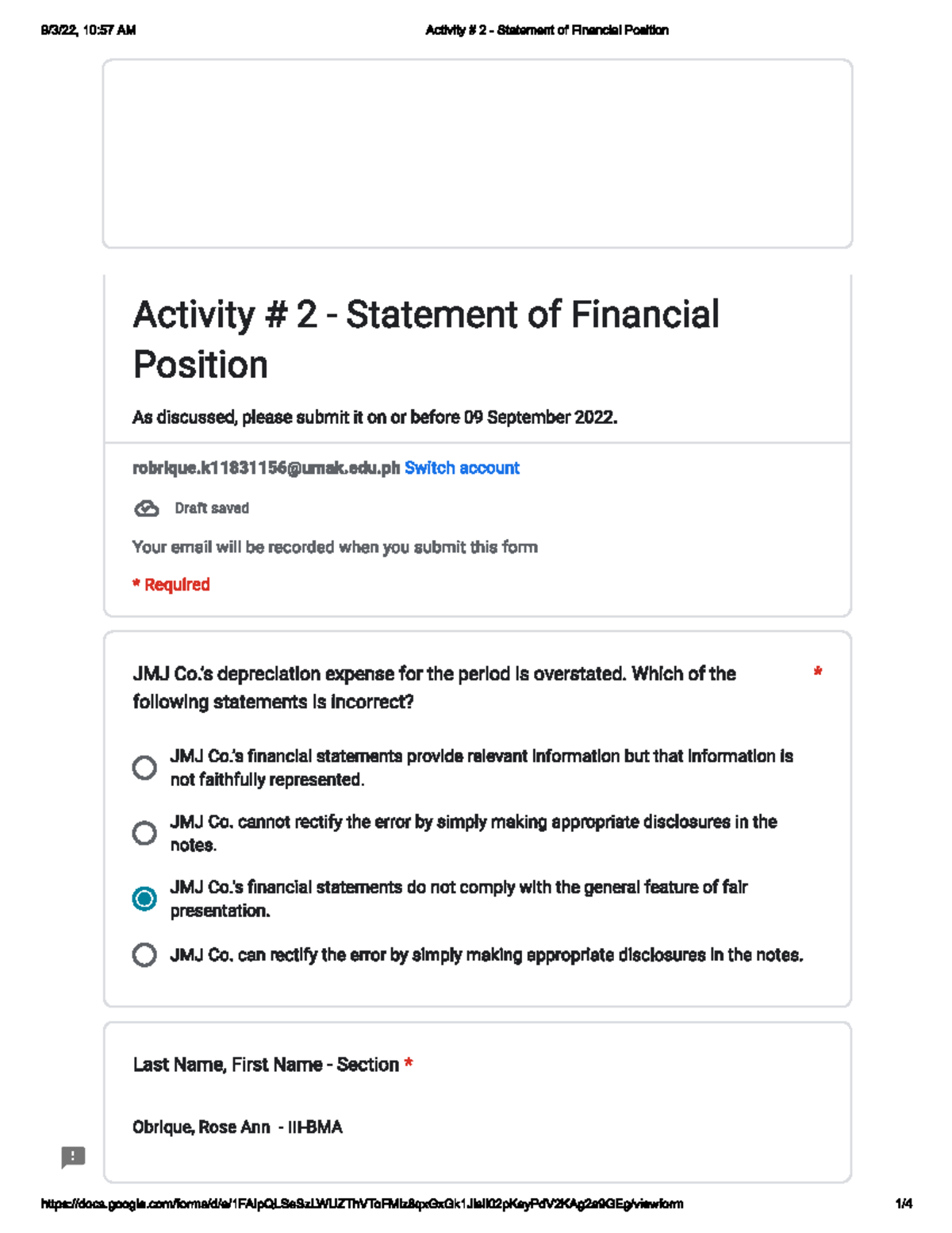 IA Activity 2 - good lecture note - Accounting - Studocu