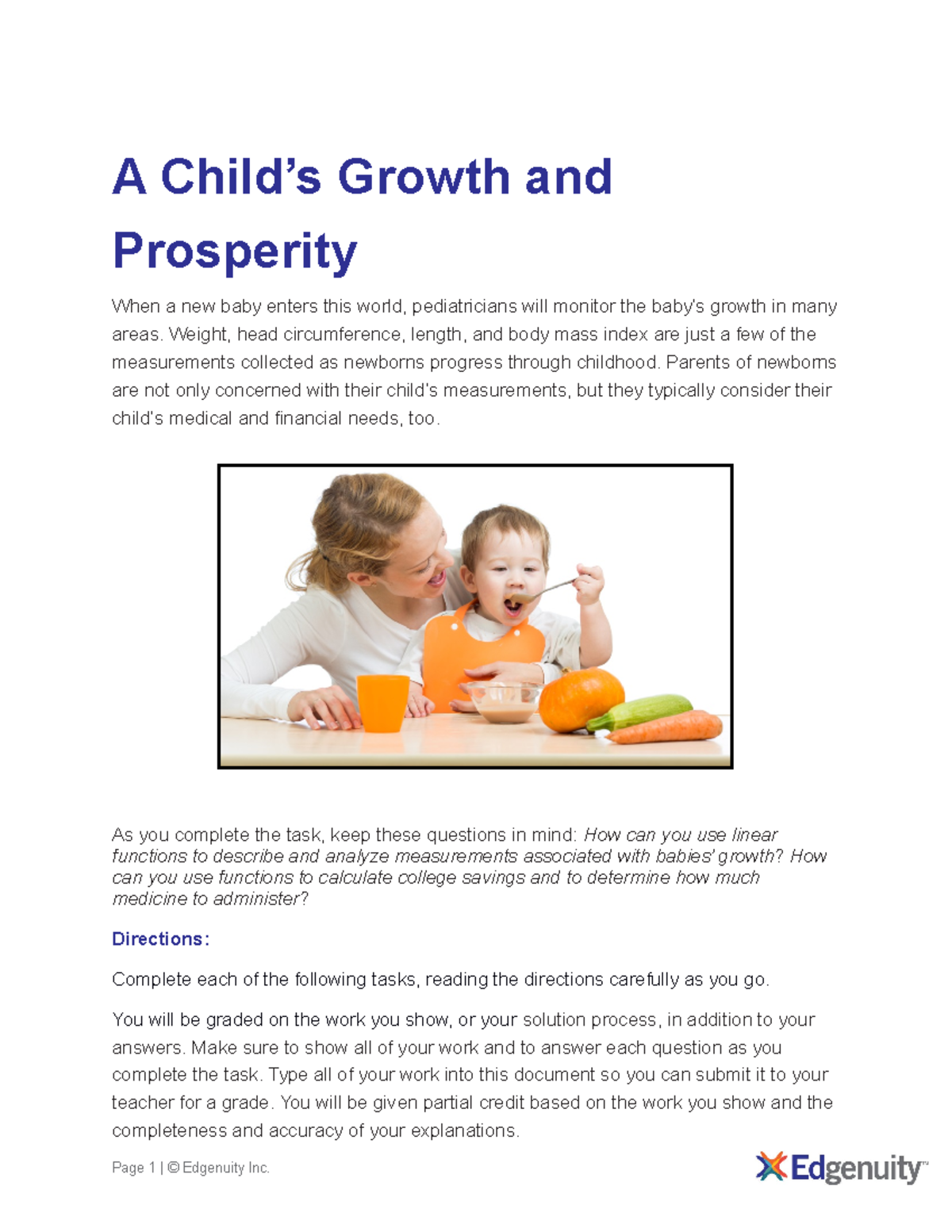 Linear Functions Worksheet - A Child’s Growth and Prosperity When a new ...