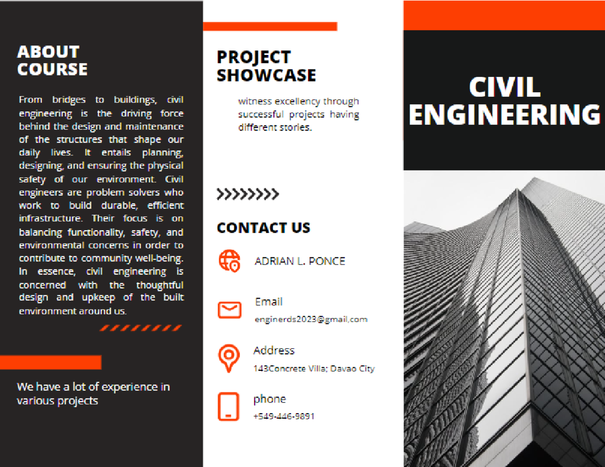 Brochure-example - Reading Visual Arts - Studocu