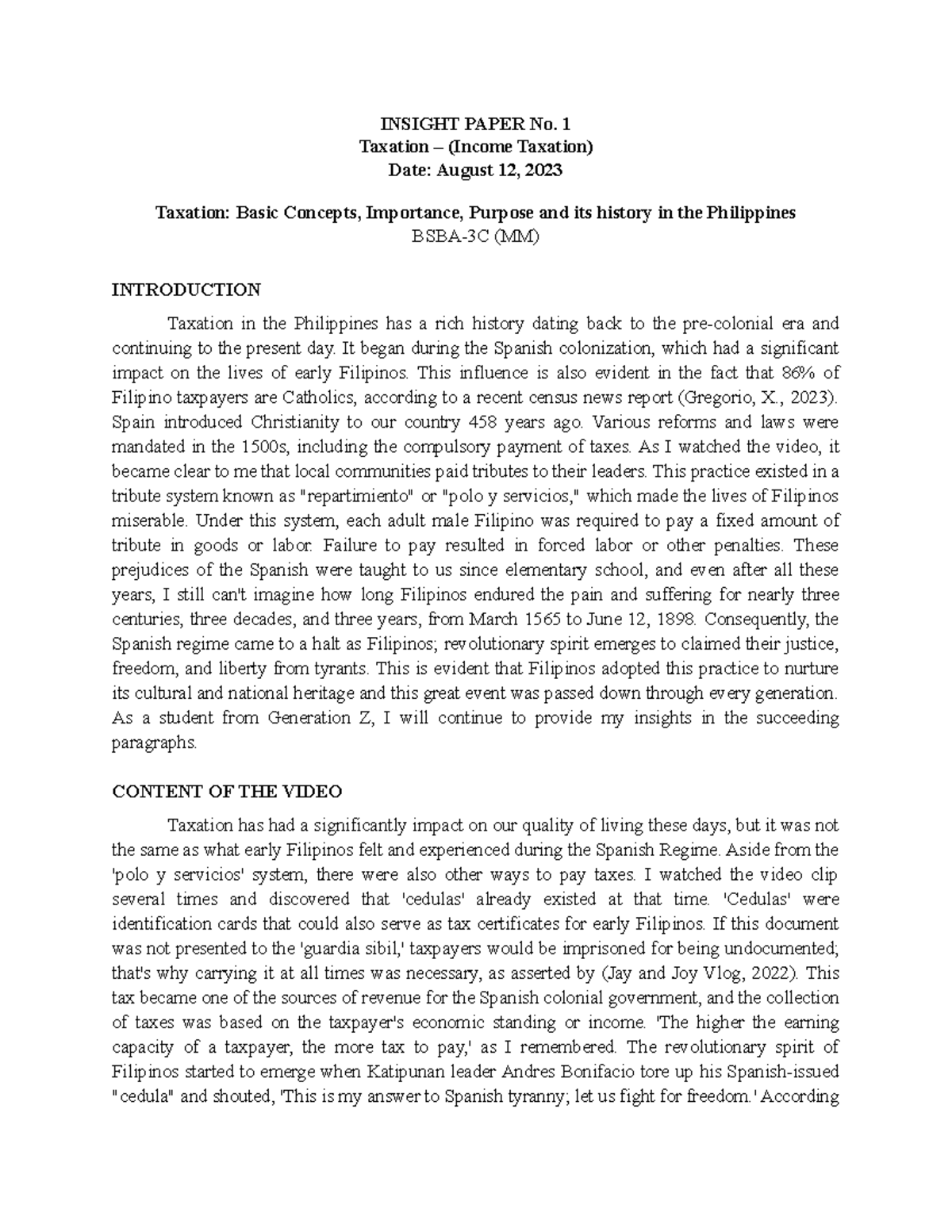 Insight-Paper No. 1 - Summary Financial Management - INSIGHT PAPER No ...