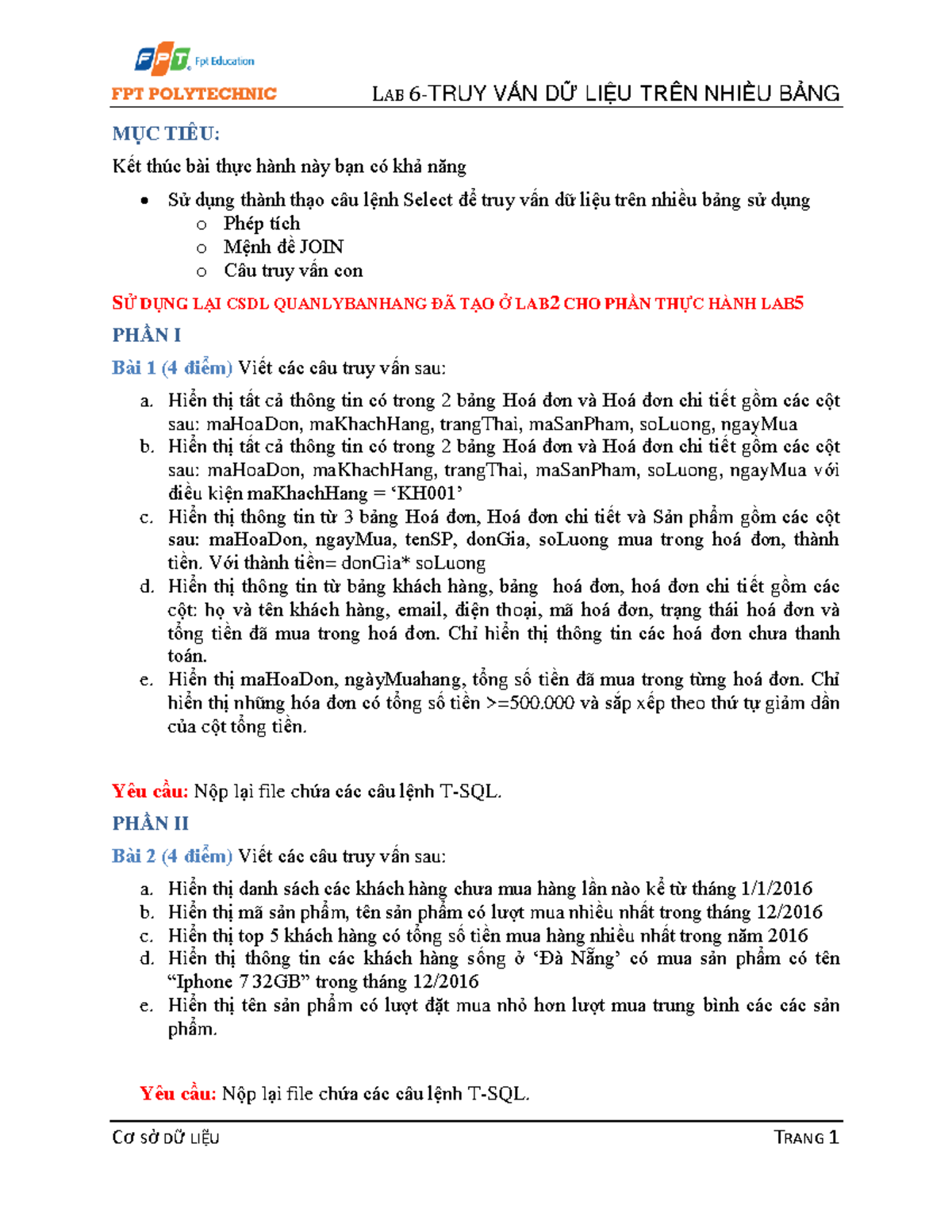 COM2012 - Lab1_kHOÔNG BIRRT HHH NÓ NHƯ THẾ NÀO - LAB 6-TRUY VẤN DỮ LIỆU TRÊN NHIỀU BẢNG CƠ SỞ DỮ ...