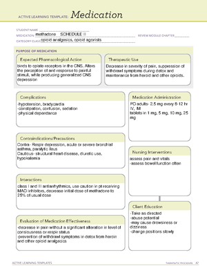 Pregablin (Lyrica) - Med sheets - ACTIVE LEARNING TEMPLATES THERAPEUTIC ...