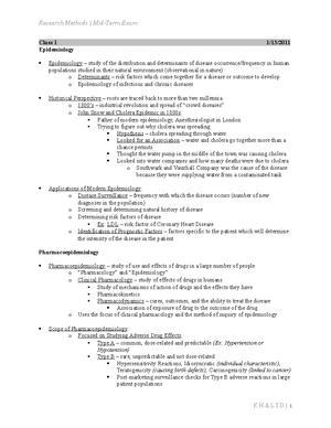 Research Methods Study Guide - Research Methods Study Guide Parameters ...