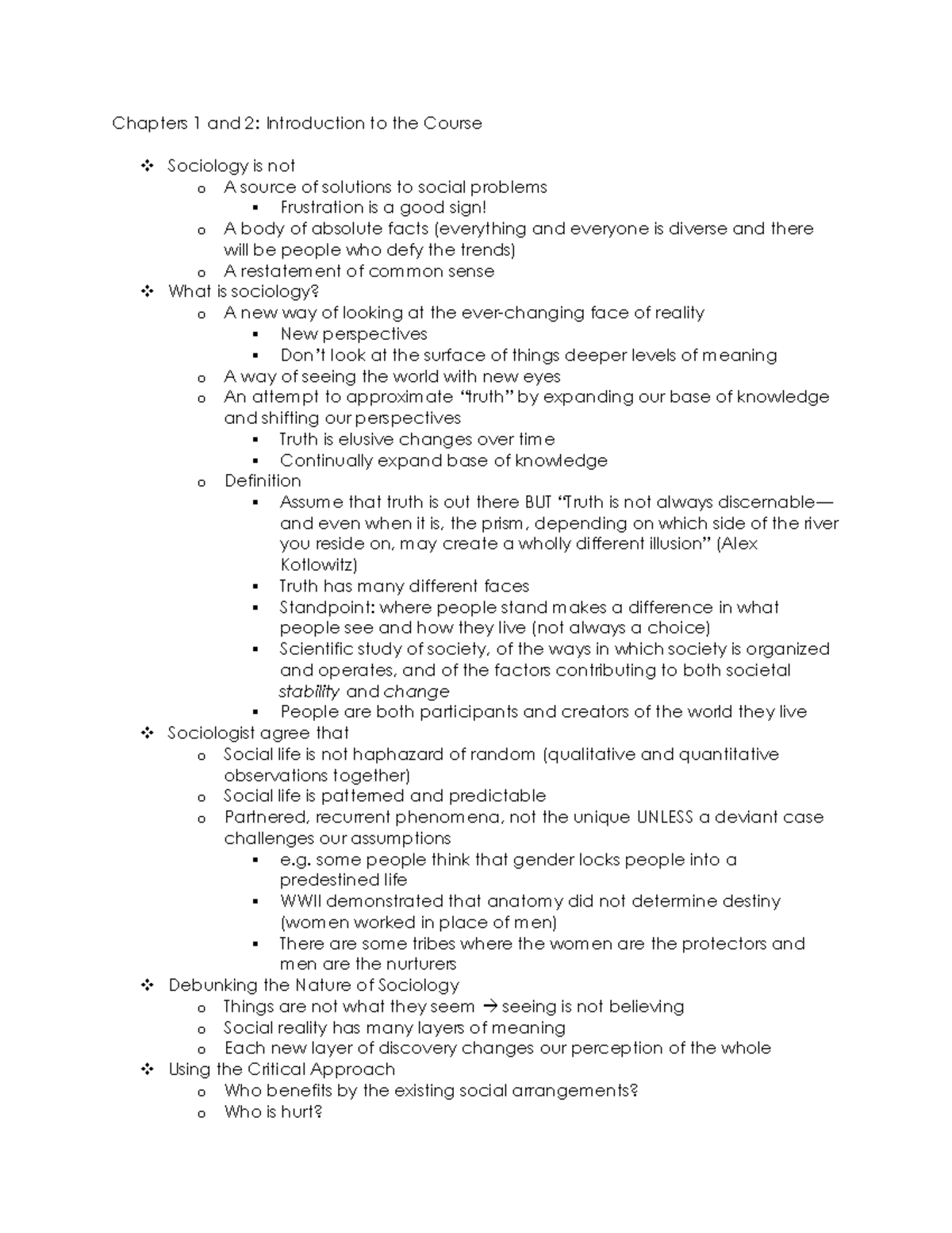 Lecture notes, lectures 1-10, 12-14 - Chapters 1 and 2: Introduction to ...