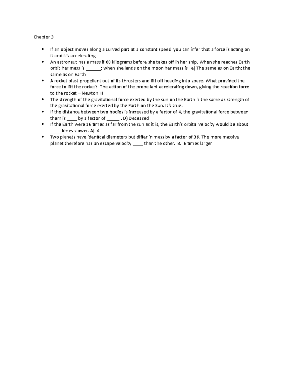 Astronomy Chapter 3 TY - Chapter 3 If an object moves along a curved ...