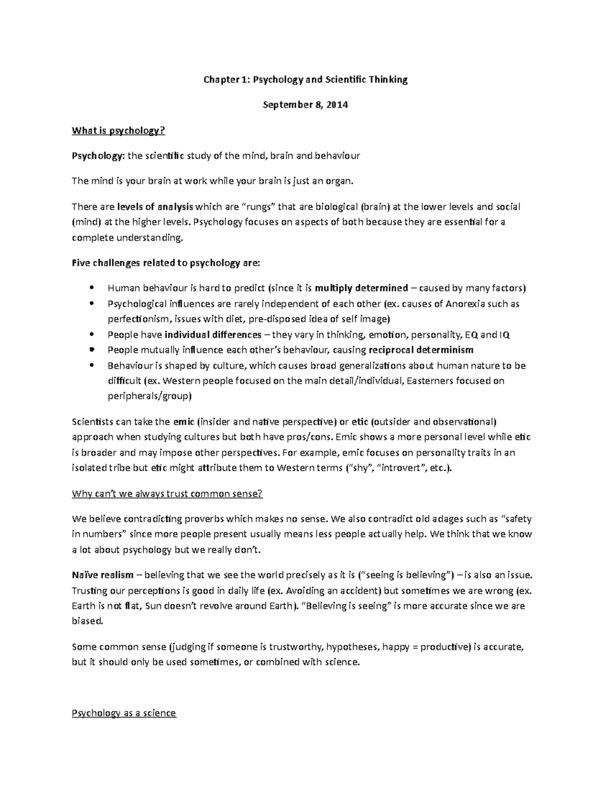 Psychology from Inquiry to Understanding: 3rd Ed Chapter-1-Textbook ...