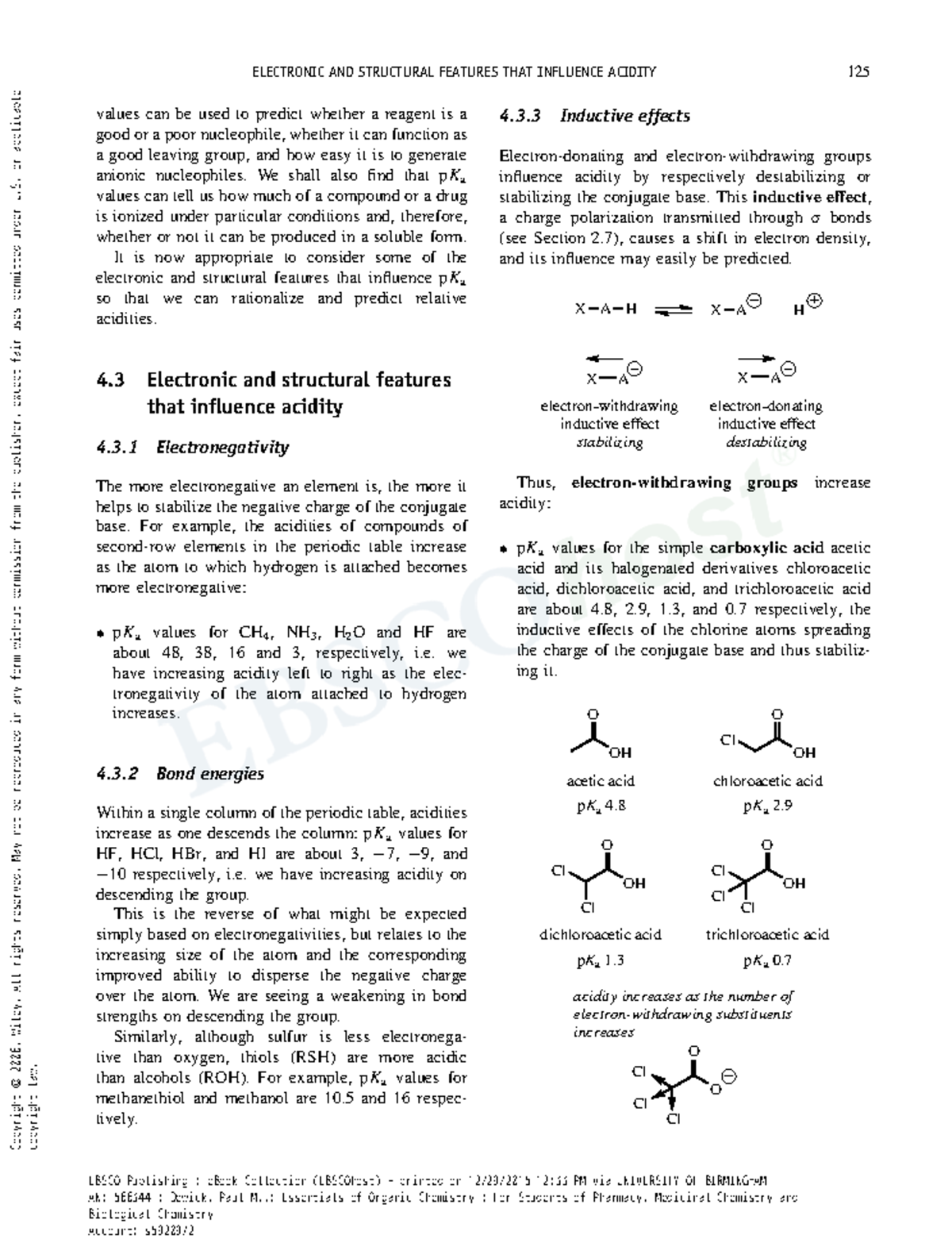 Electronegativity notes - ELECTRONIC AND STRUCTURAL FEATURES THAT ...