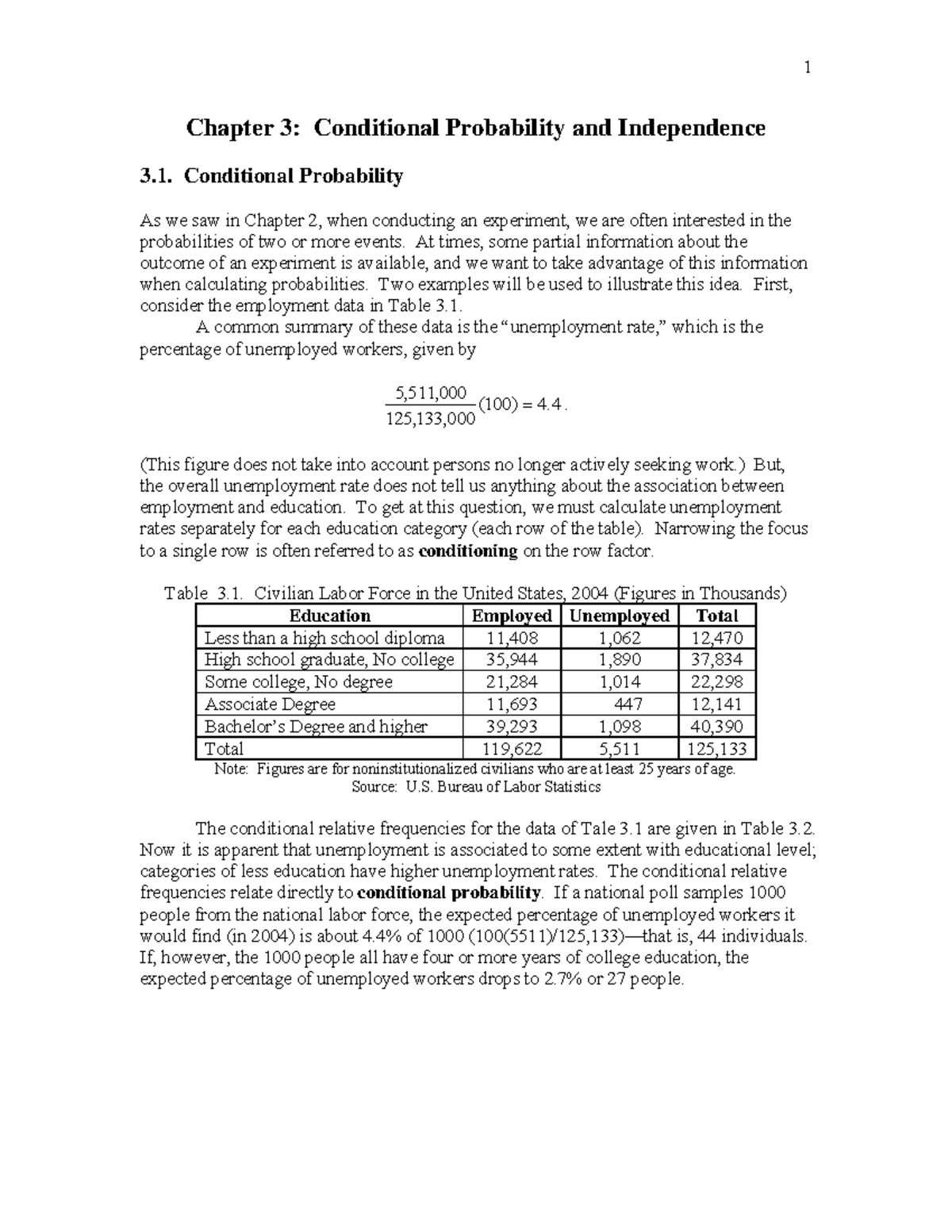 Probability Test ECON3209 Assignment 1 Chapter 3 Conditional probability-test-econ3209-assignment-1-chapter-3-conditional