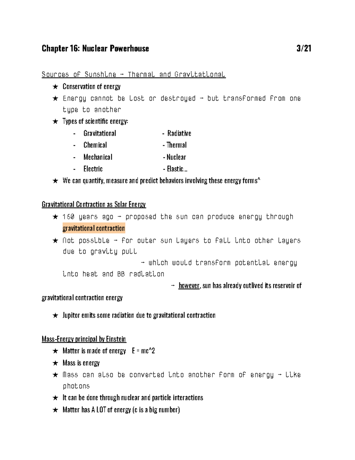 Ch. 16 - Note description of the Nuclear Powerhouse. - Chapter 16 ...