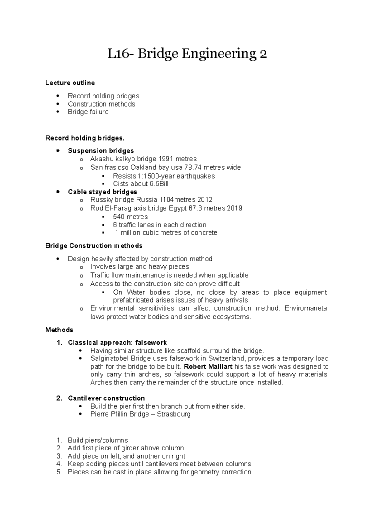 16-Bridge Building 2 - Lecture notes 16 - L16- Bridge Engineering 2 ...