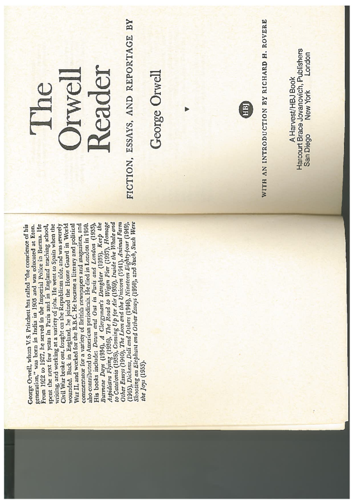 Orwell language - It is my lecture notes - uOpuo7y sJaysi|qnd ...
