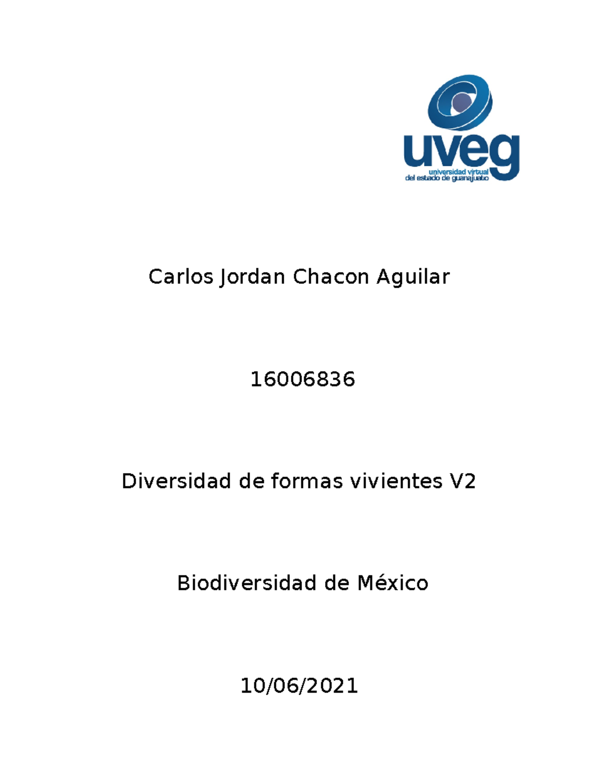Chacon Jordan Biodevirsidad de Mexico - Carlos Jordan Chacon Aguilar ...