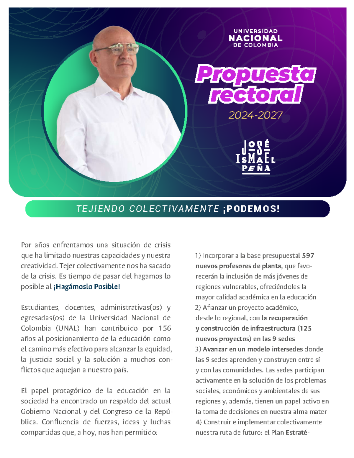 Programa Jose Ismael Peña - Por años enfrentamos una situación de ...