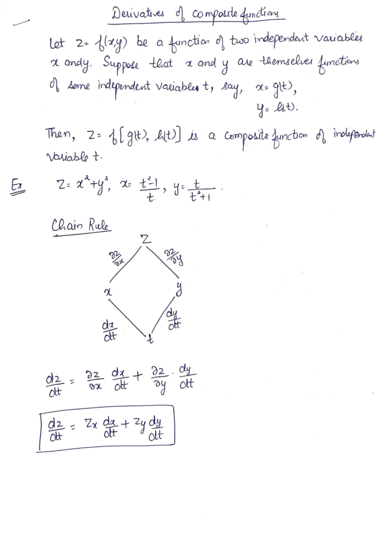 MTH174-1.Chain rule Change of variables Jacobian - De,,t Vat vU Co mpotttQ ½n cfi C/ W- 2~ {(.i ...