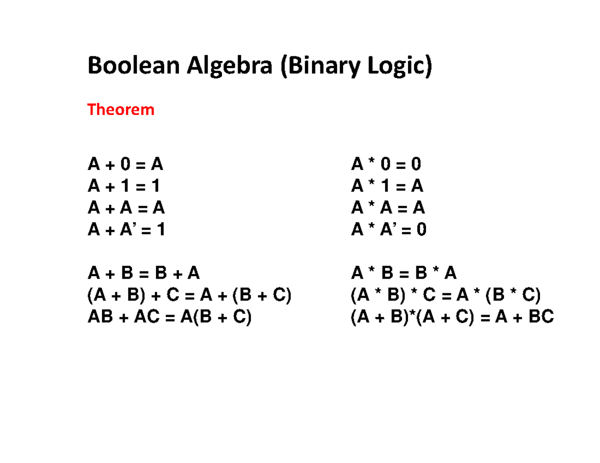 L06Nand Xor Gates - Logic operation - Boolean Algebra (Binary Logic ...