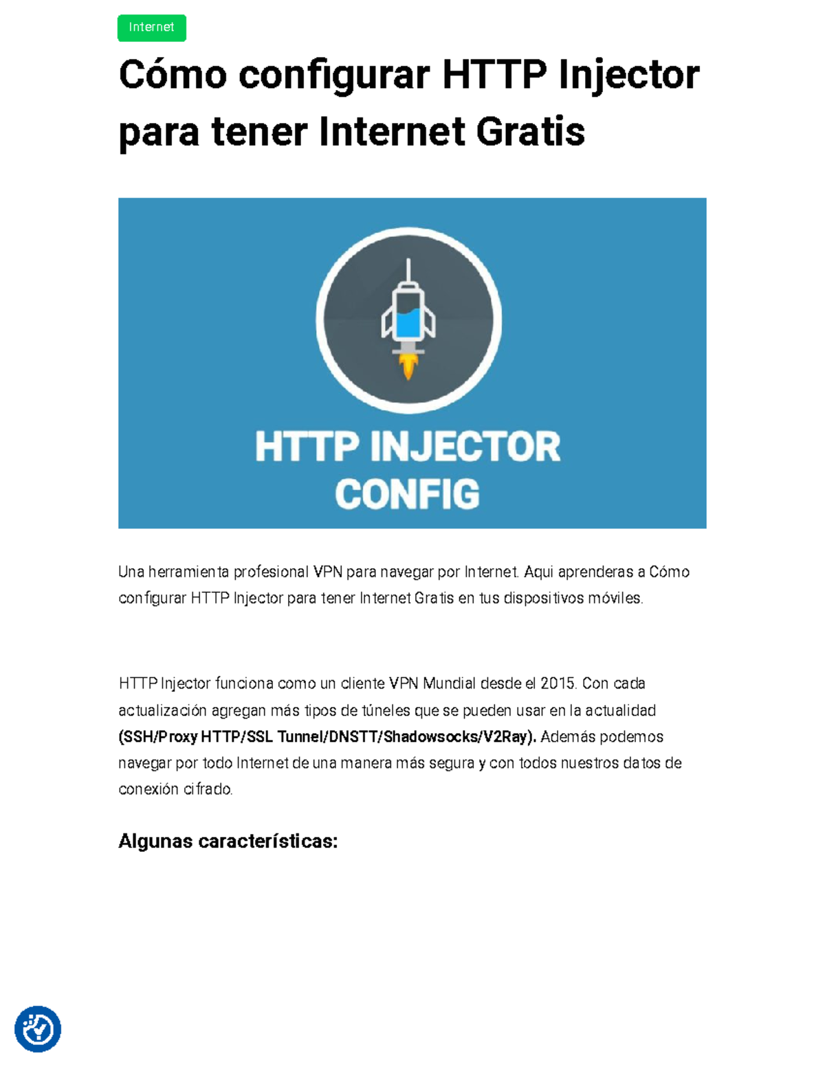 Configuración de HTTP injector internet gratis - Cómo configurar HTTP Injector para tener ...