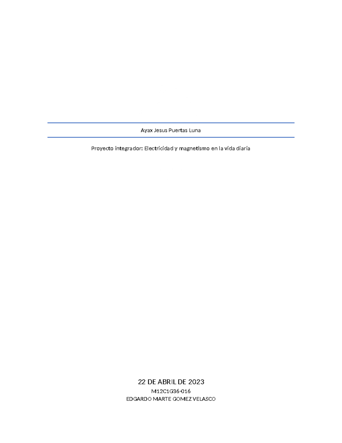 Modulo 12 Semana 4 Proyecto Integrador - Ayax Jesus Puertas Luna ...