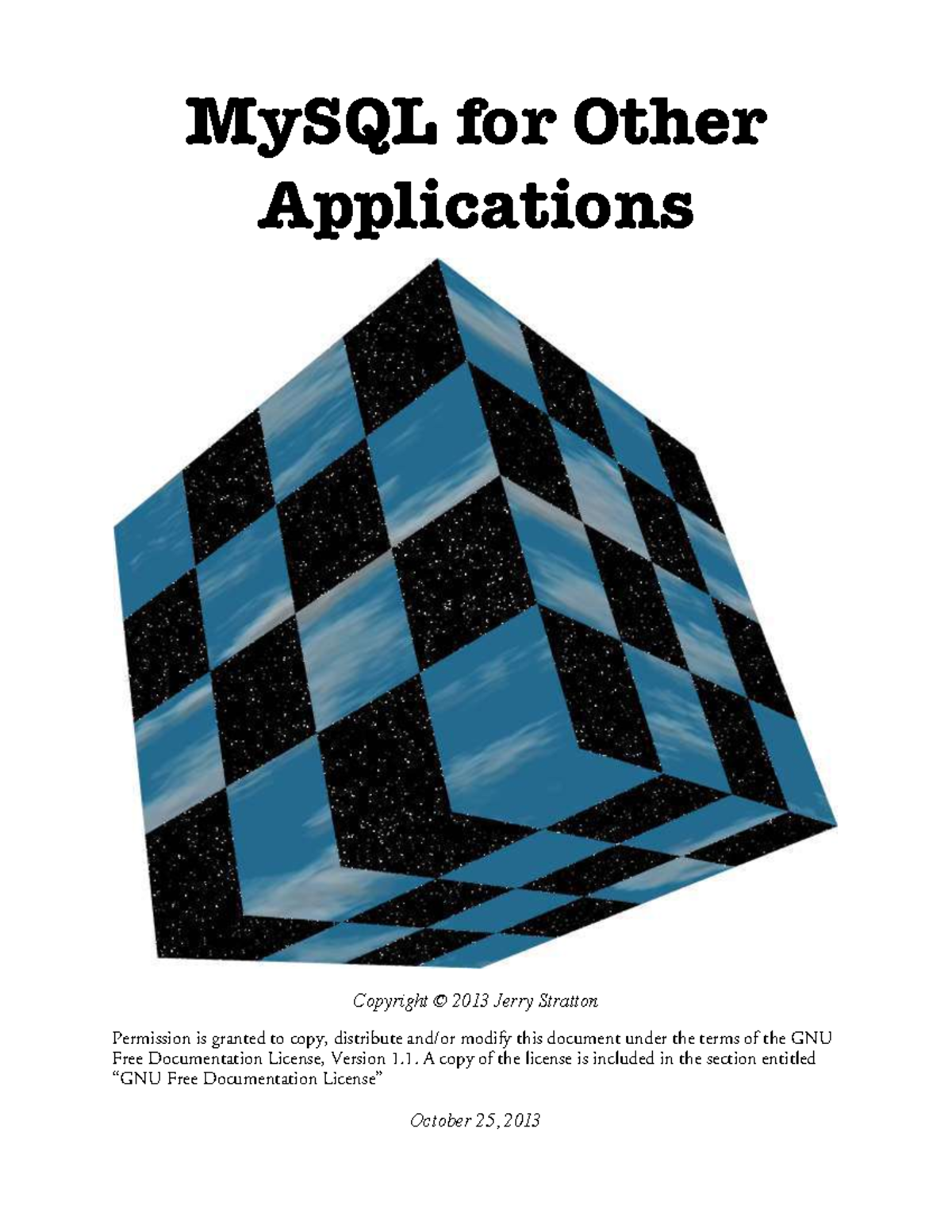 0754 mysql for other applications - MySQL for Other Applications ...