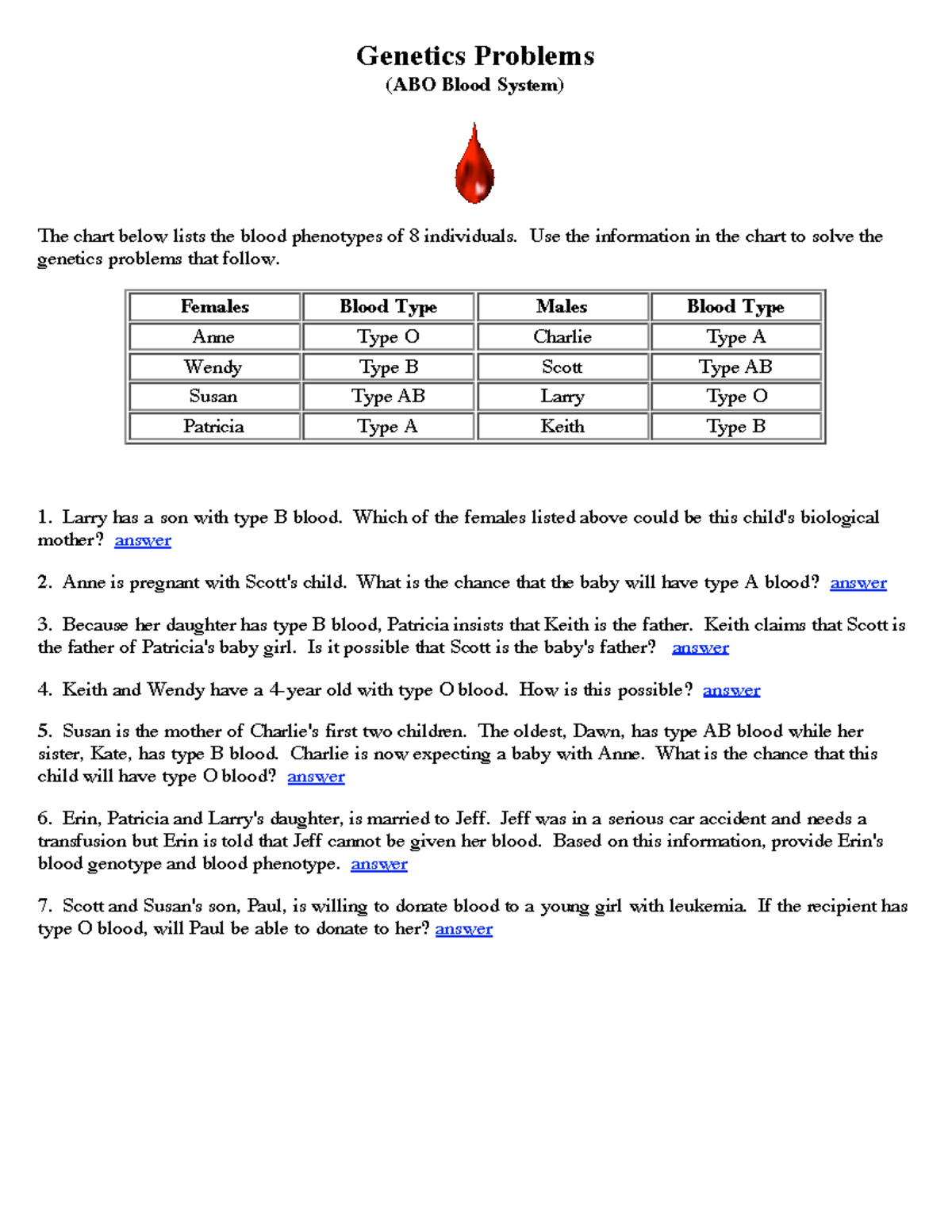Sample/practice exam 2 September 2019, questions and answers - Genetics ...