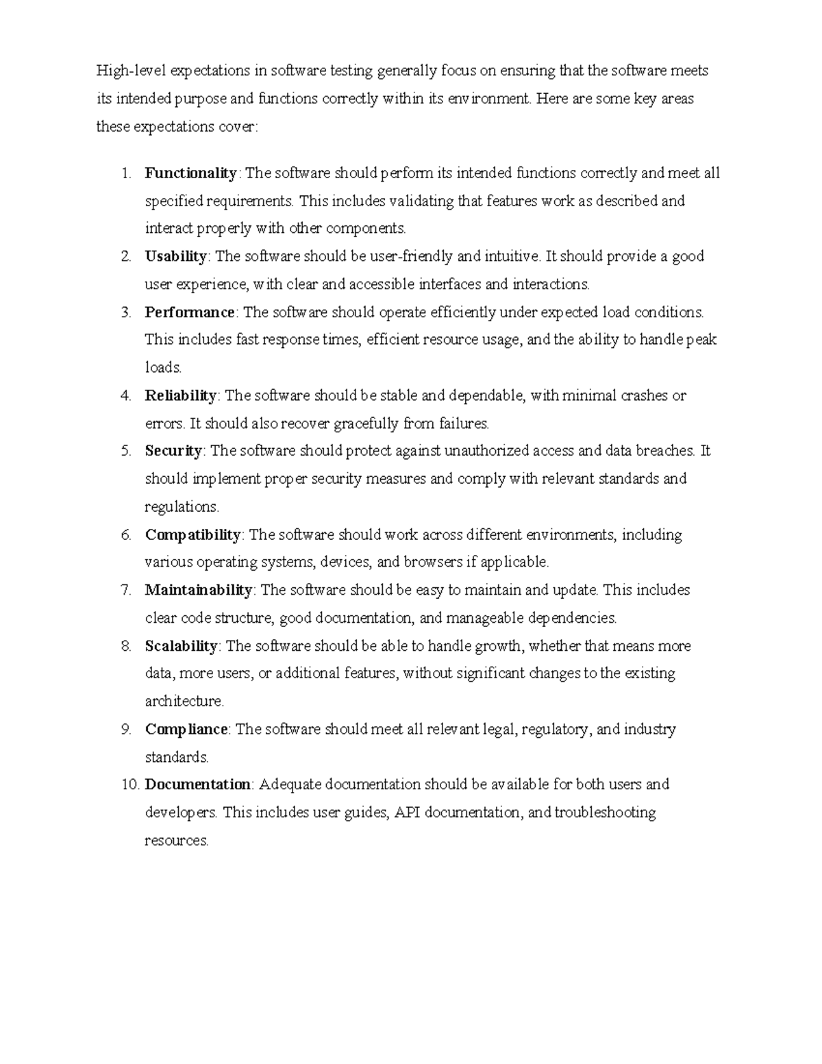 STA UNIT 2 - Unit 2 Notes - High-level expectations in software testing ...