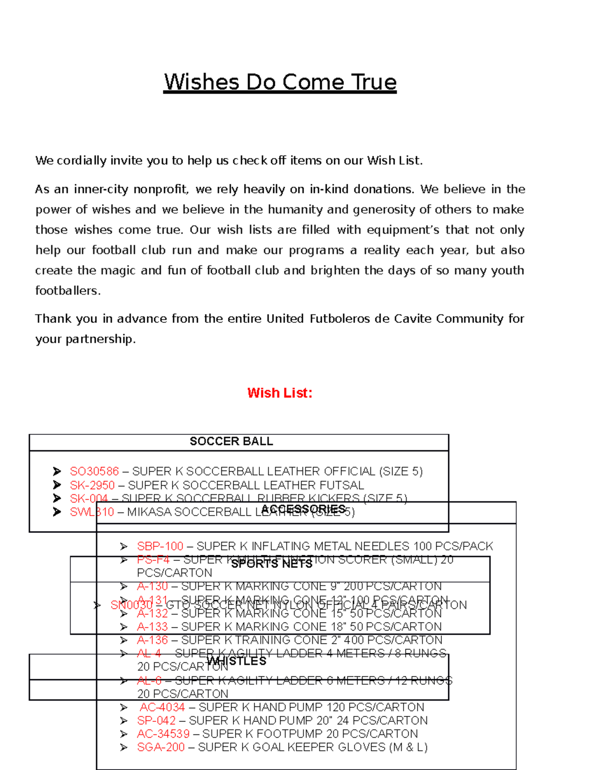 UFDC Wishlist - AAAAA - Wishes Do Come True We cordially invite you to ...