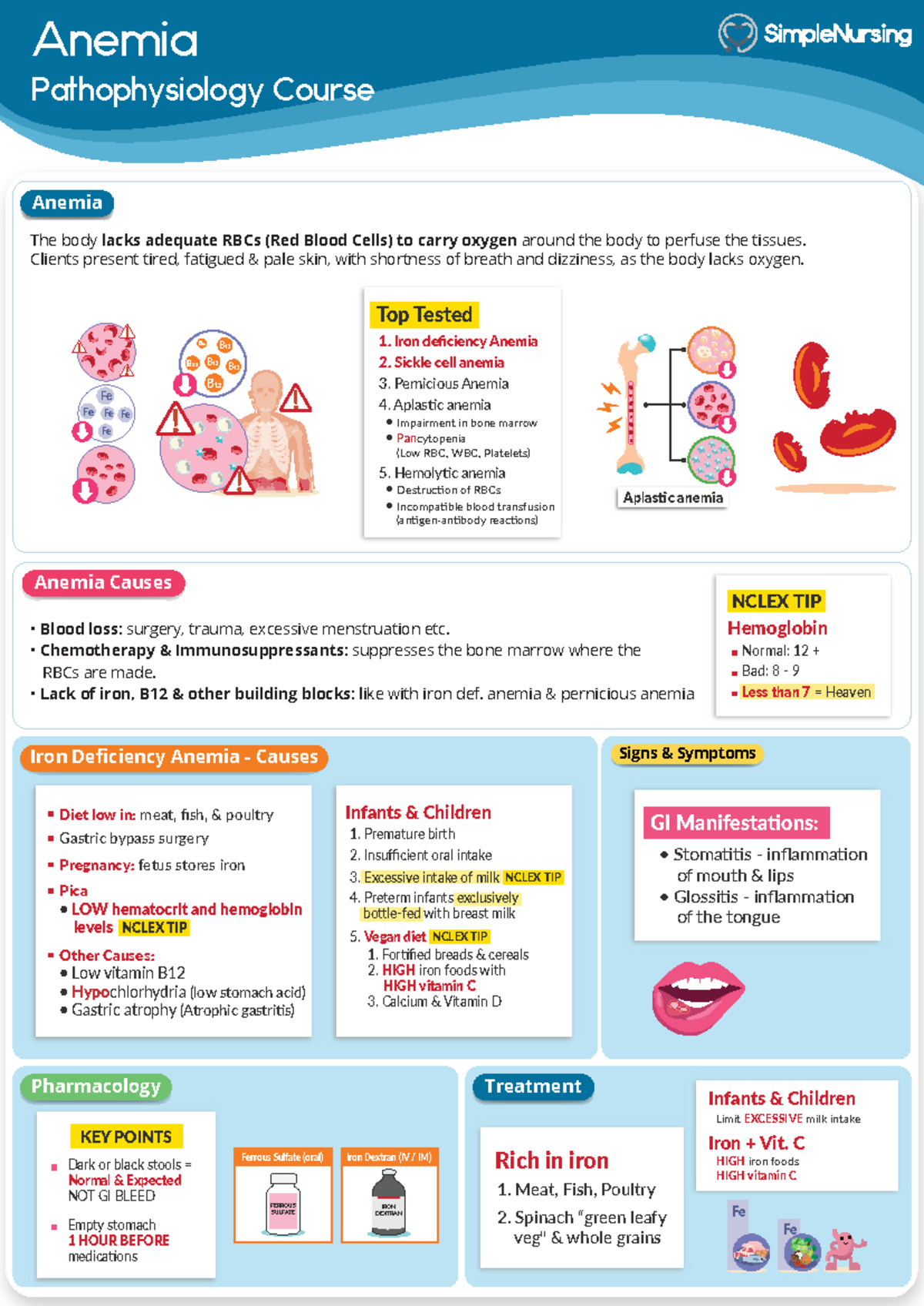 Patho - Hematological - Anemia Types Irone Def. Anemia - Anemia ...