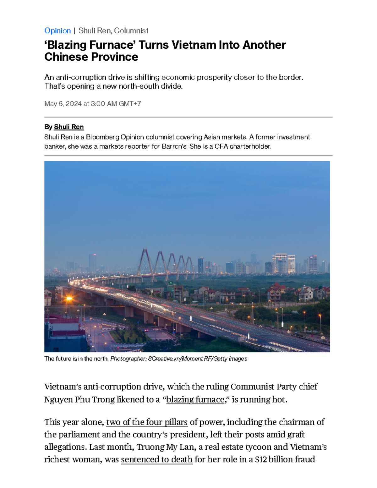 ‘Blazing Furnace’ Turns Vietnam Into Another Chinese Province ...