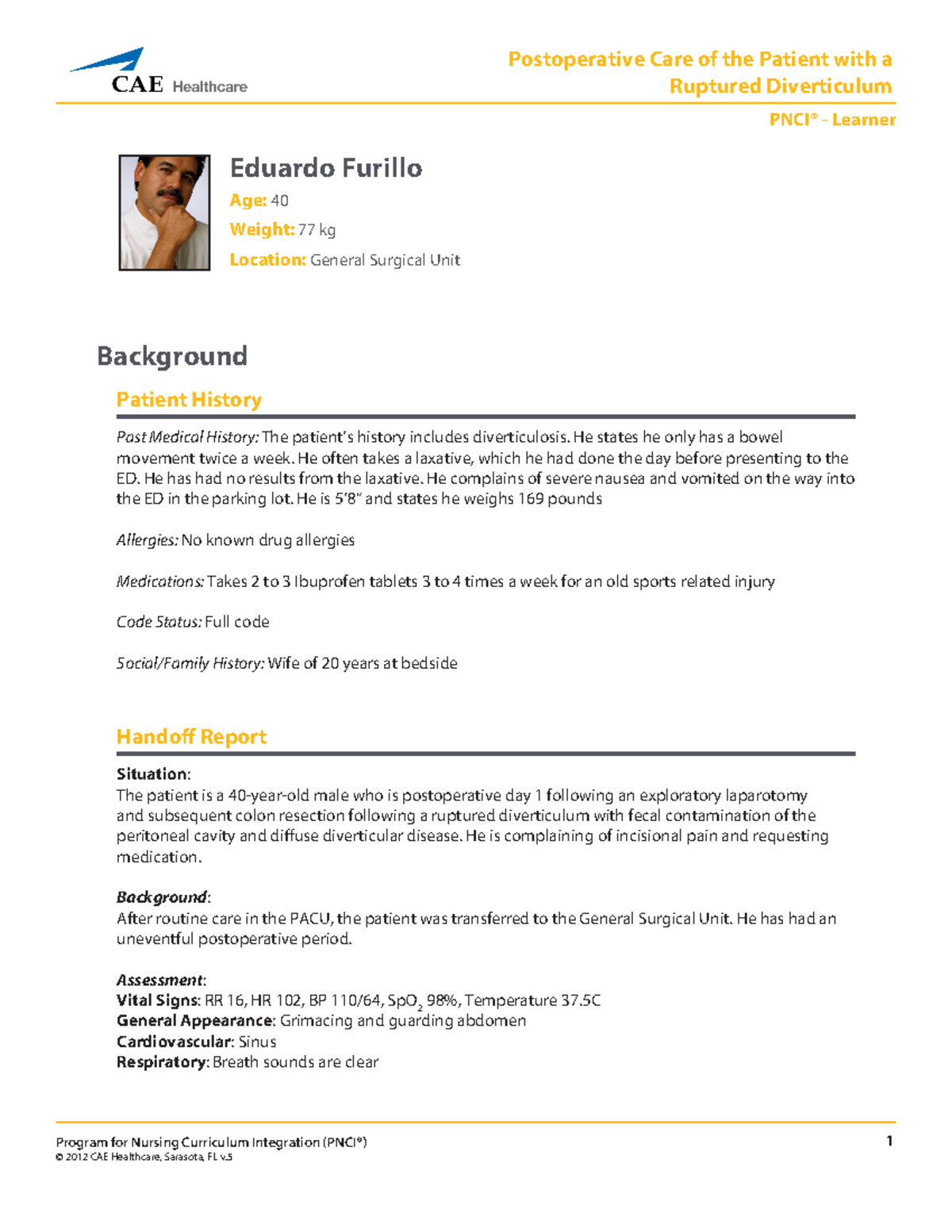 102 SIM-Learner - SIM LAB - PNCI® - Learner Program for Nursing ...