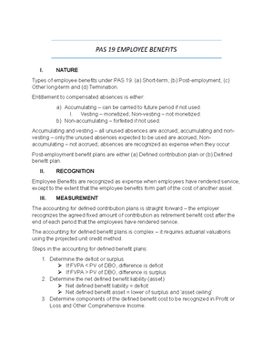 PAS 37 Provisions, Contingent Liabilities AND Contingent Assets - PAS ...