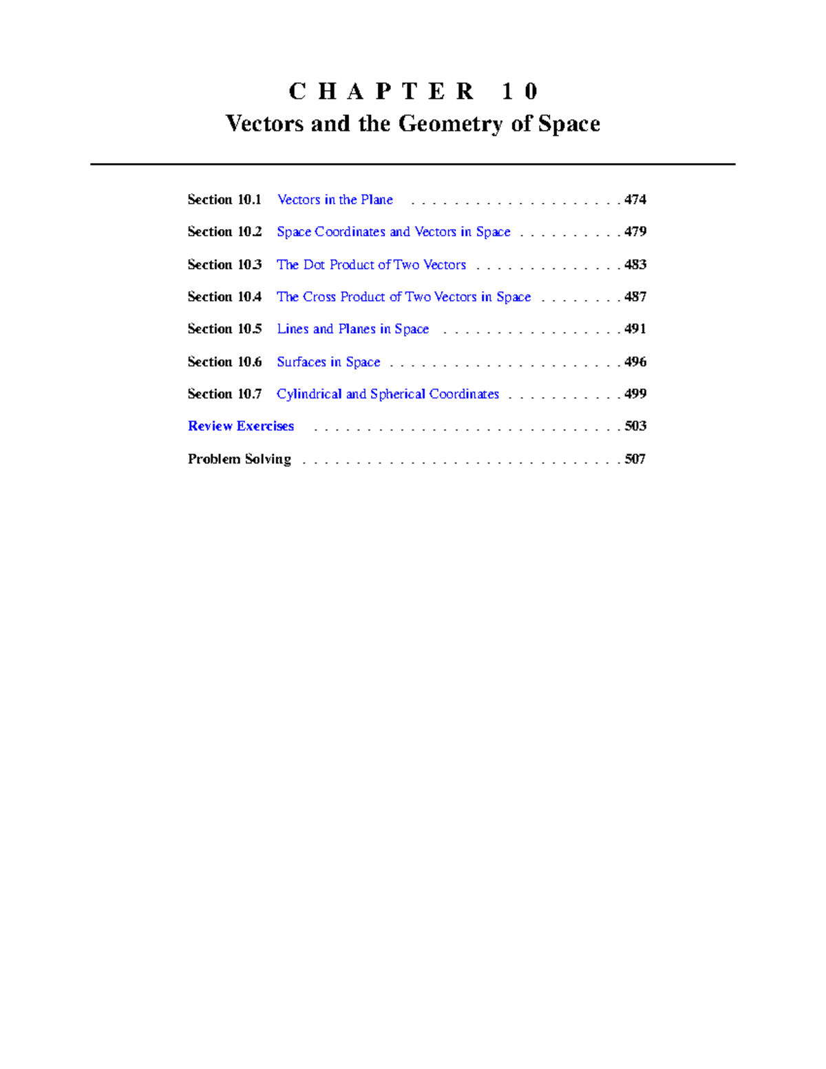 EVEN10 - solucionario - Vectors and the Geometry of Space CHAPTER ...