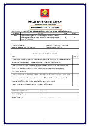 DTM1501 B0 LS05 000 - Study Guide - DTM1501/ Travel Operations DTM ...