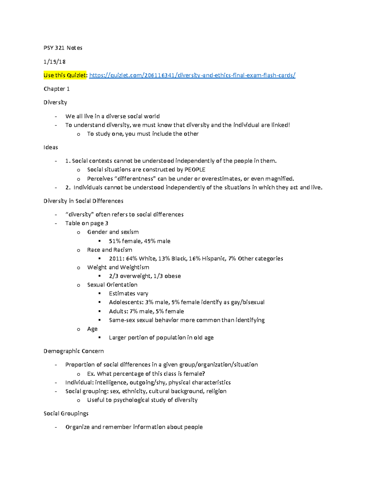 Psy 321 Notes Warning Tt Undefined Function 32 Warning Tt Undefined Function 32 Psy 321